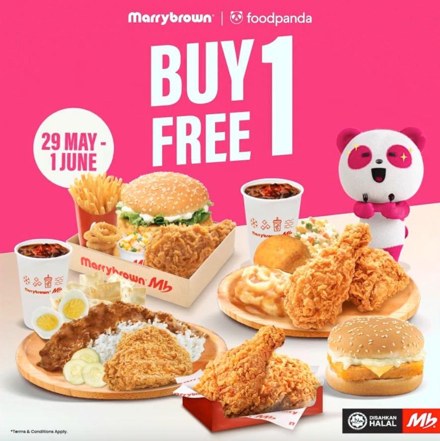 Marrybrown 连续4天超值优惠！套餐Buy 1 Free 1！ – LEESHARING