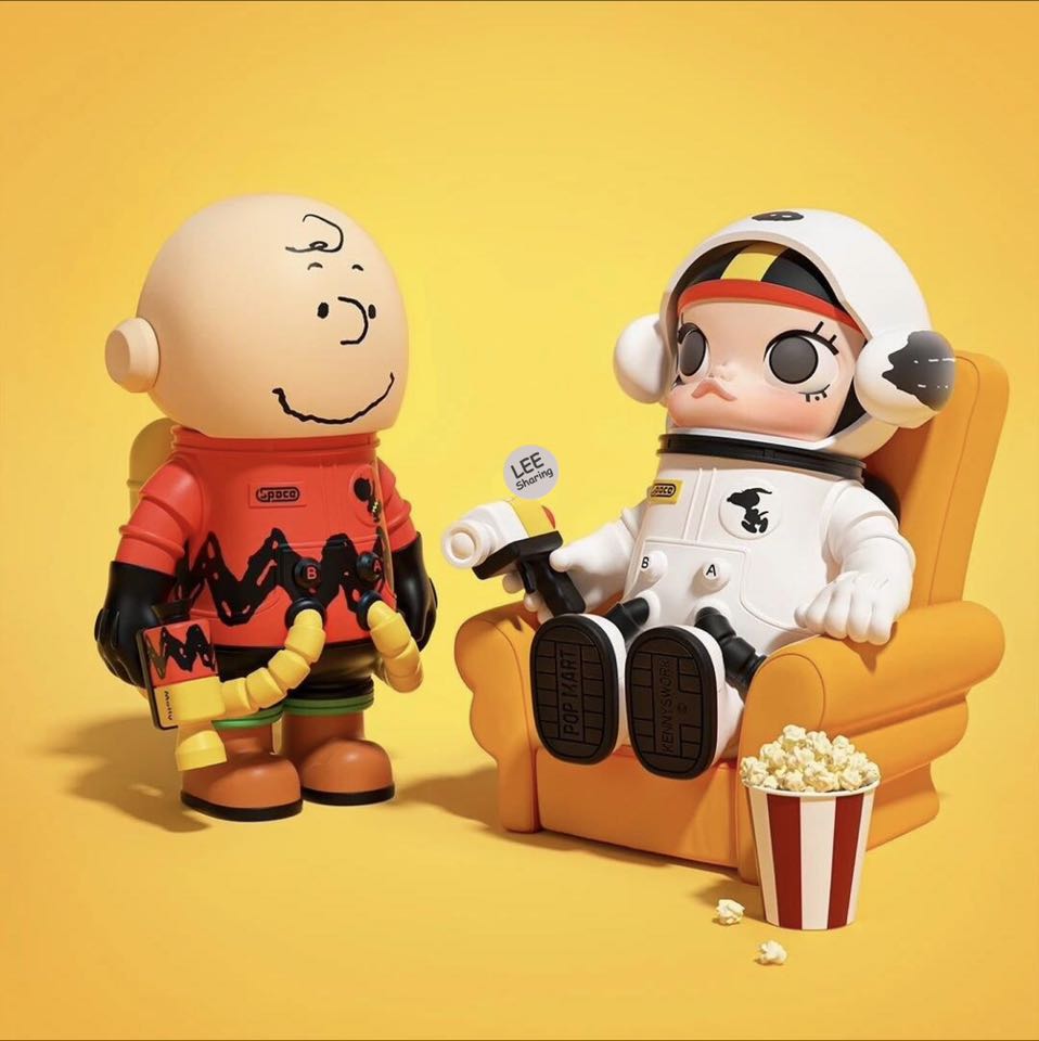 Popmart x Snoopy 联名啦！史努比Mega Space Molly 100%！ – LEESHARING