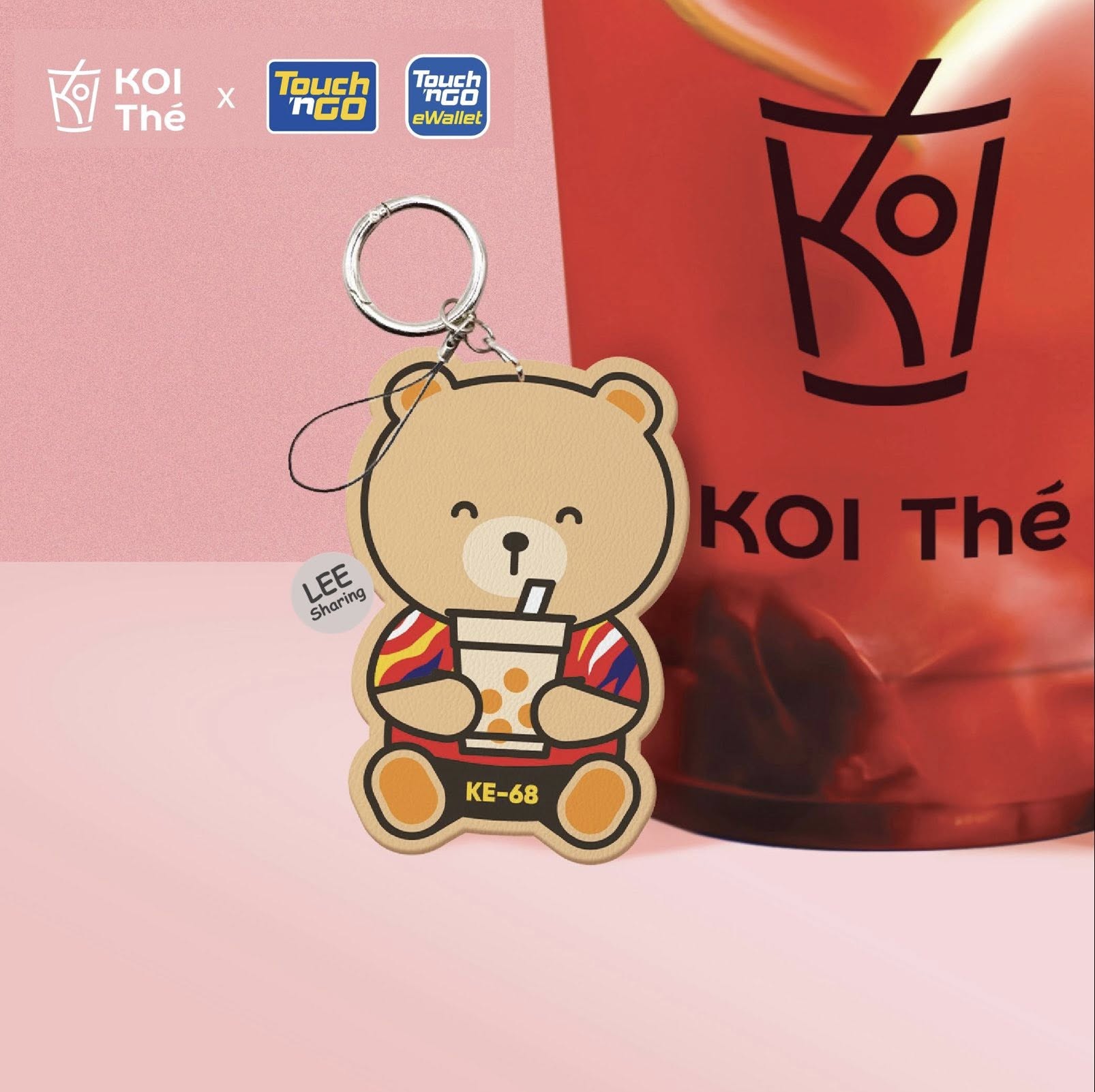 KOI The x TNG 推出联名款小熊 NFC Charm 钥匙圈！ – LEESHARING