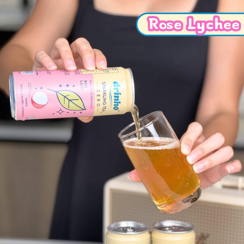 drinho® 全新Rose Lychee 及Salted Lemon 口味气泡茶饮！口味清新独特、零糖零卡更健康！ – LEESHARING