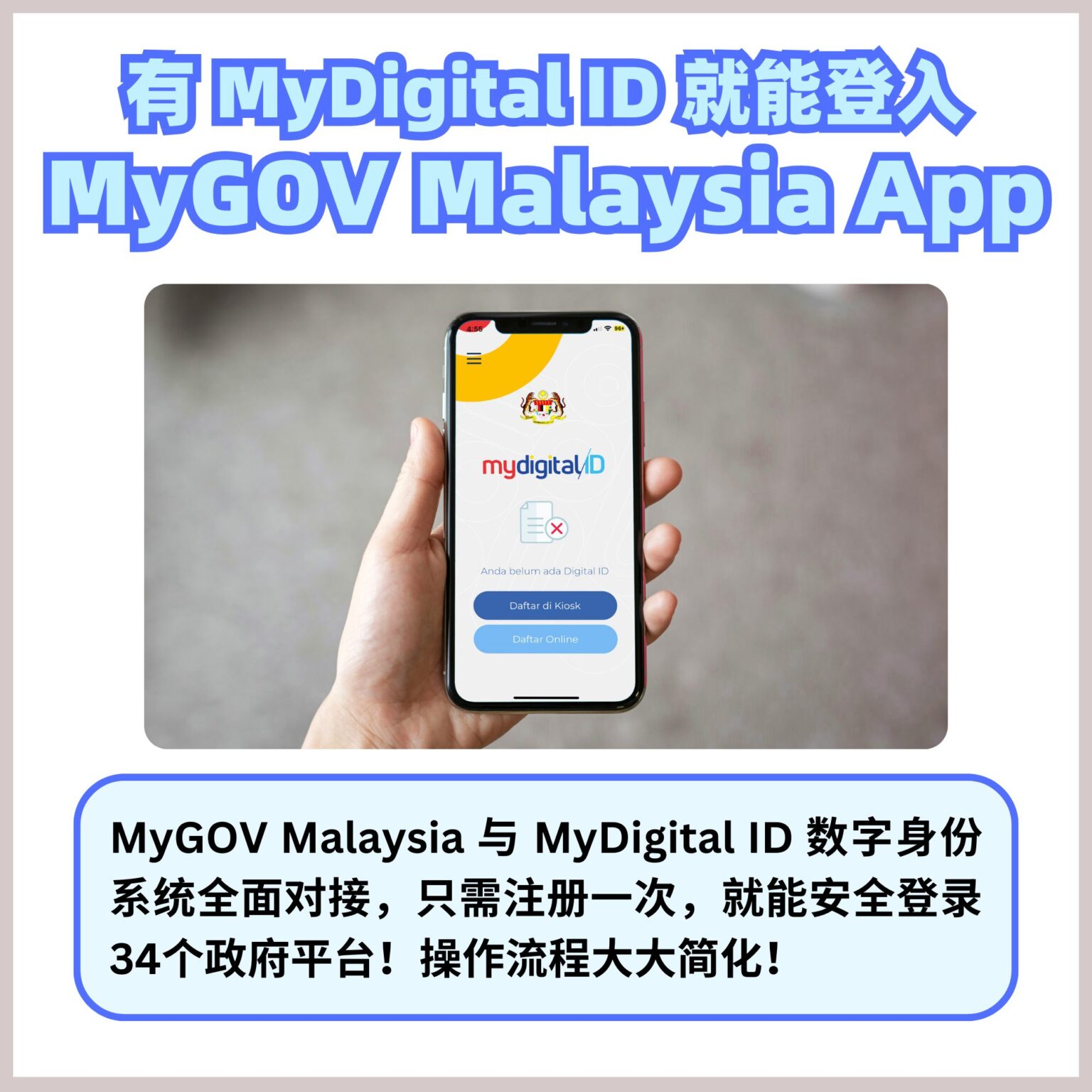 MyGOV Malaysia App 来了！一键通行34项政府服务！ – LEESHARING