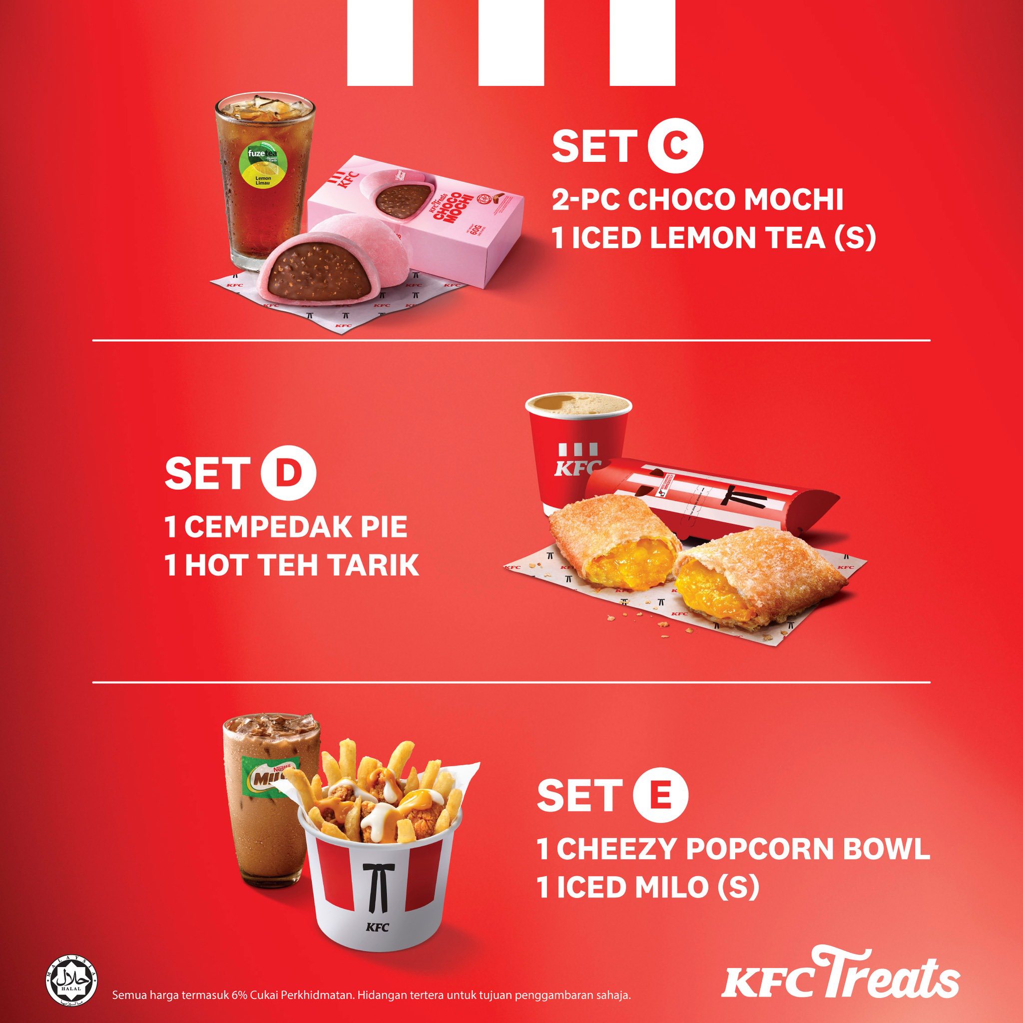 KFC 推出全新KitKat Choco Mochi！还有RM5.99下午茶套餐！ – LEESHARING