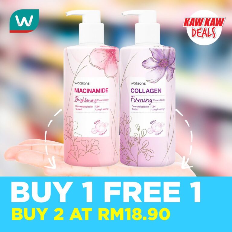 Watsons 最新Buy 1 Free 1！11月20日至24日，别错过！ – LEESHARING