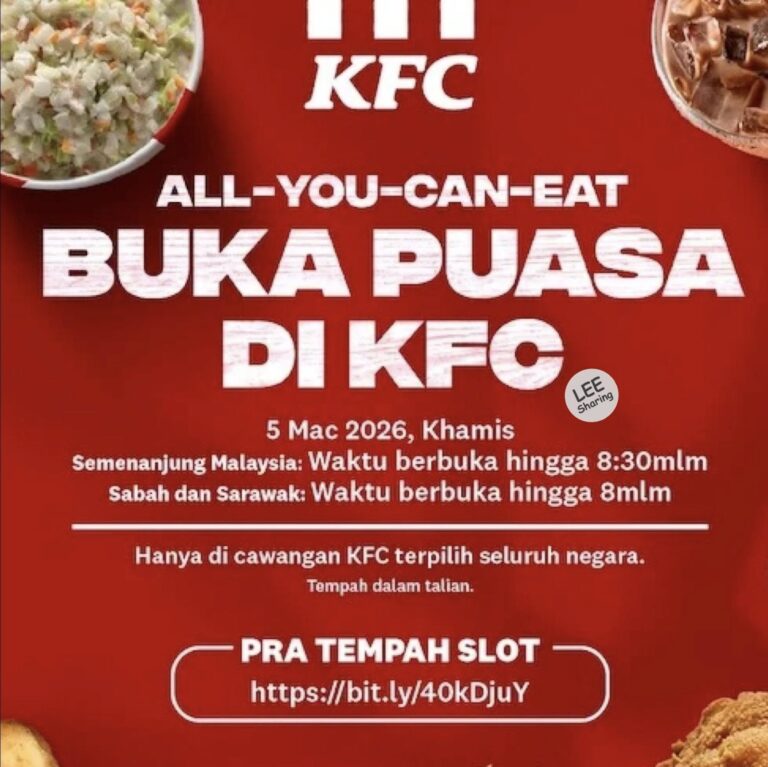 KFC 推出All You Can Eat Buffet！任吃到饱只需RM29.90起！ – LEESHARING